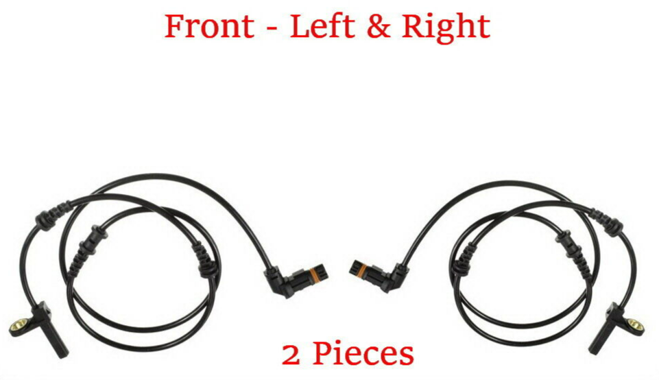 2x ABS Wheel Speed Sensor Front Left & Right Fits: Mercedes 2007-2014 ...