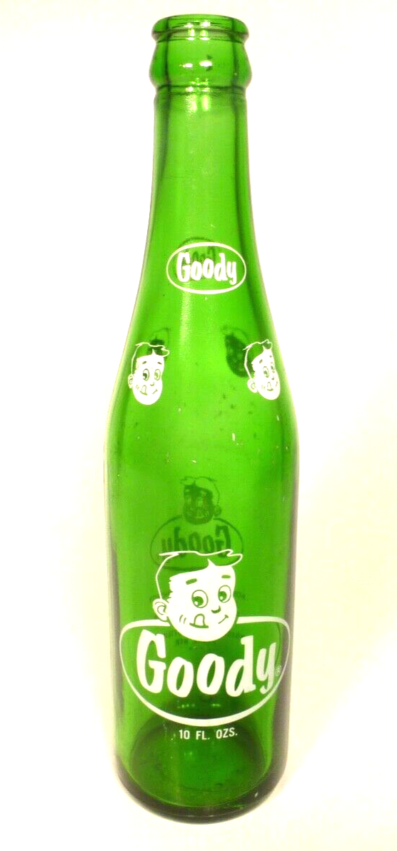 vintage ACL Soda Pop Bottle: green GOODY of OMAHA, NEW - 10 oz ACL | eBay