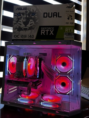 Rtx 3060 , Ryzen 5-3600, Custom All WhitePc | eBay