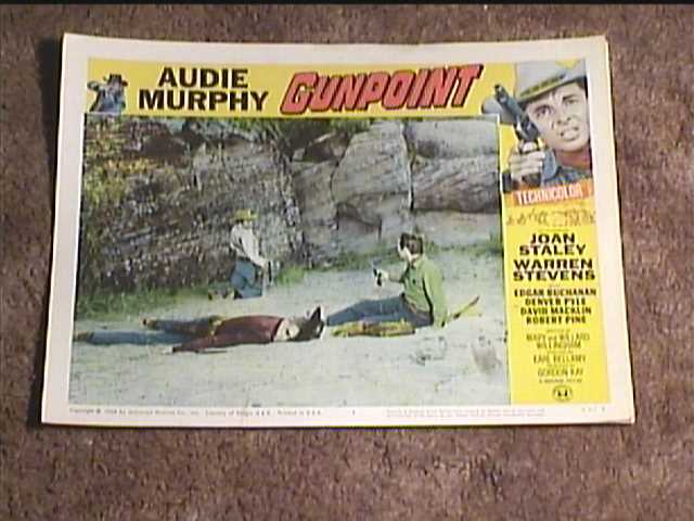 GUNPOINT 1966 LOBBY CARD #4 WESTERN | eBay