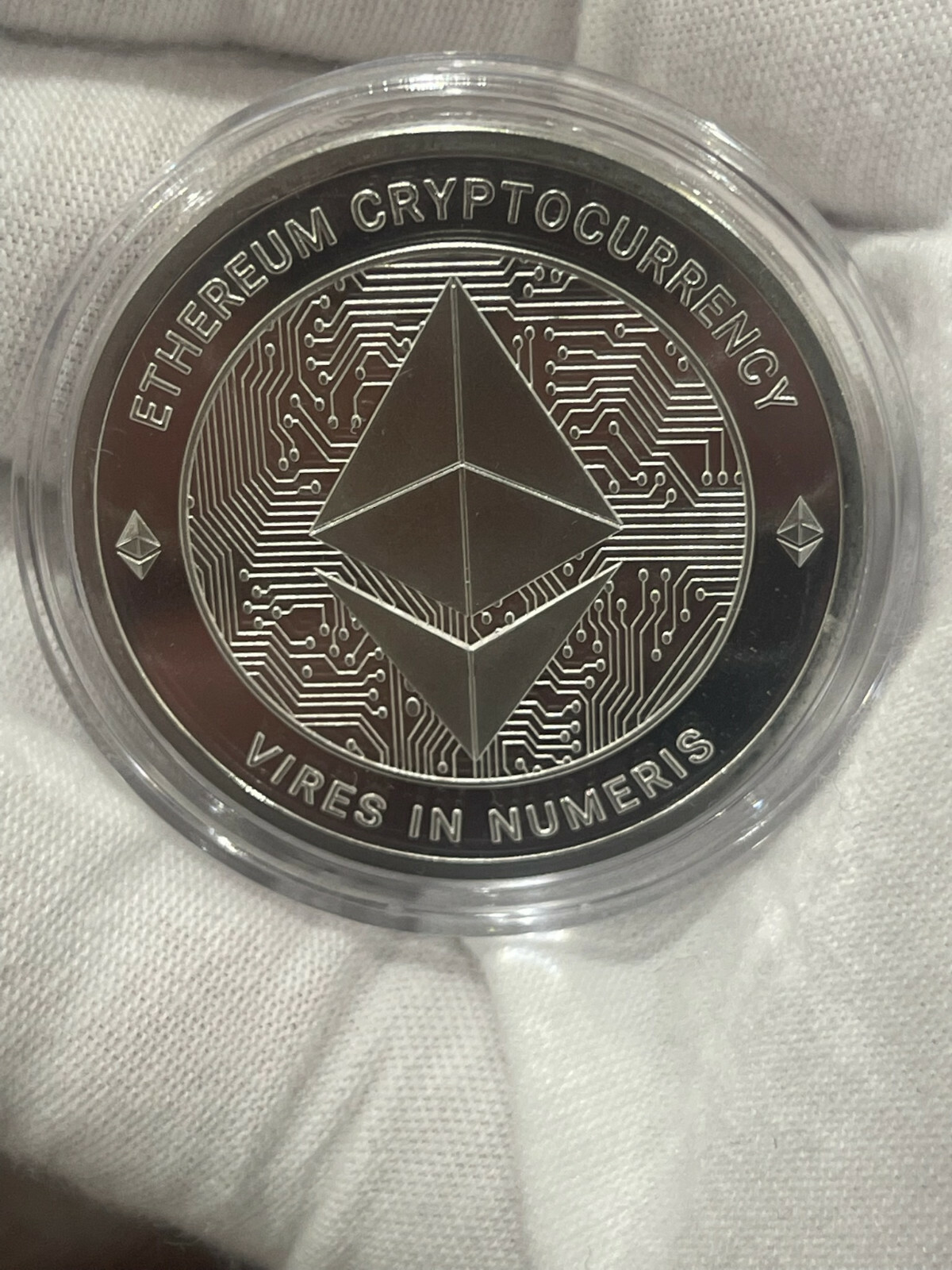 1 oz .999 Fine Silver Round - Ethereum Crypto Commemorative ETH - in ...