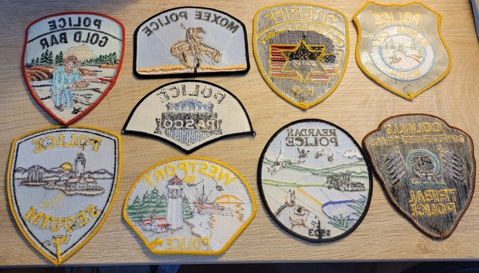Vintage Assorted Washington Police Patch (LOT OF 9) | eBay