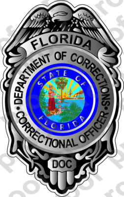 STICKER FLORIDA DOC DEPARTMENT OF CORRECTIONS BADGE | eBay