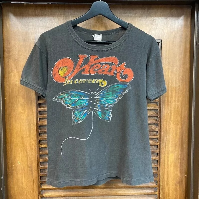 Heart Band Shirt, Heart Band Black Unisex Tshirt S-5XL Reprint KH13341 ...