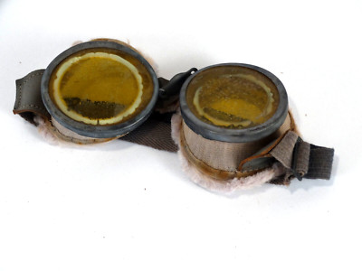 Vintage German/Swiss Army Ski Goggles | eBay