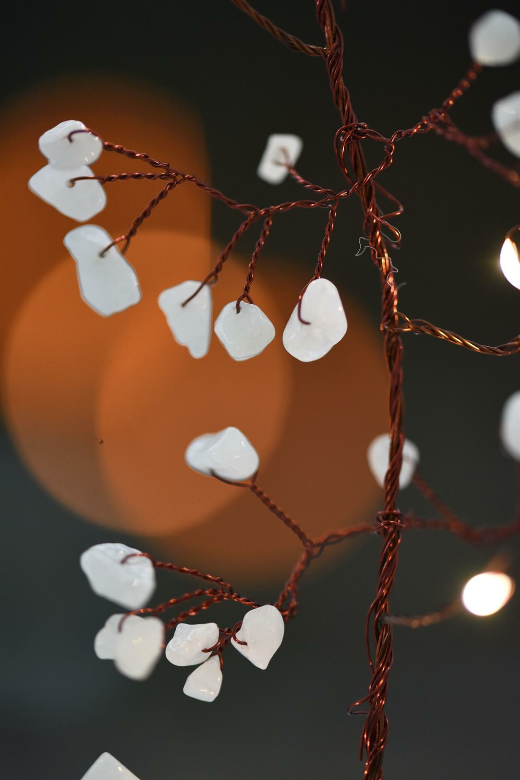 Gemstones Garland - White - 60 LED Indoor Light Chain - Mains Powered ...