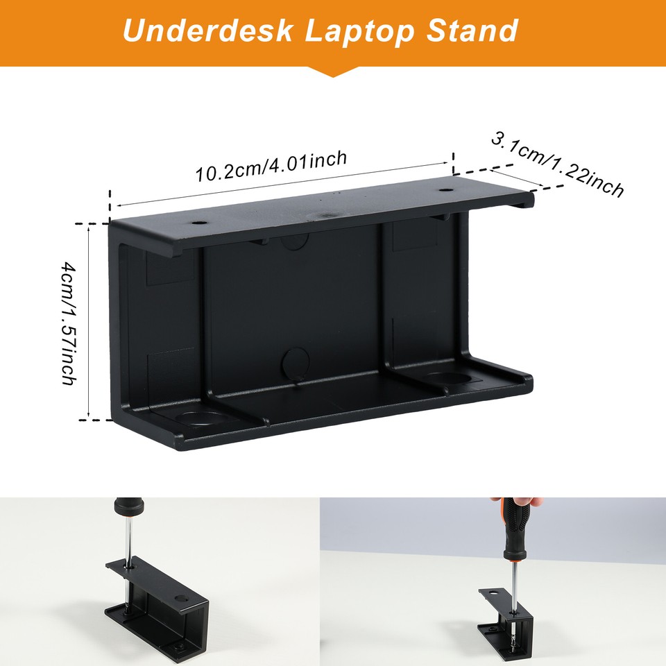 Multipurpose Under Desk Mount for Laptop Adjustable Under Desk Laptop ...