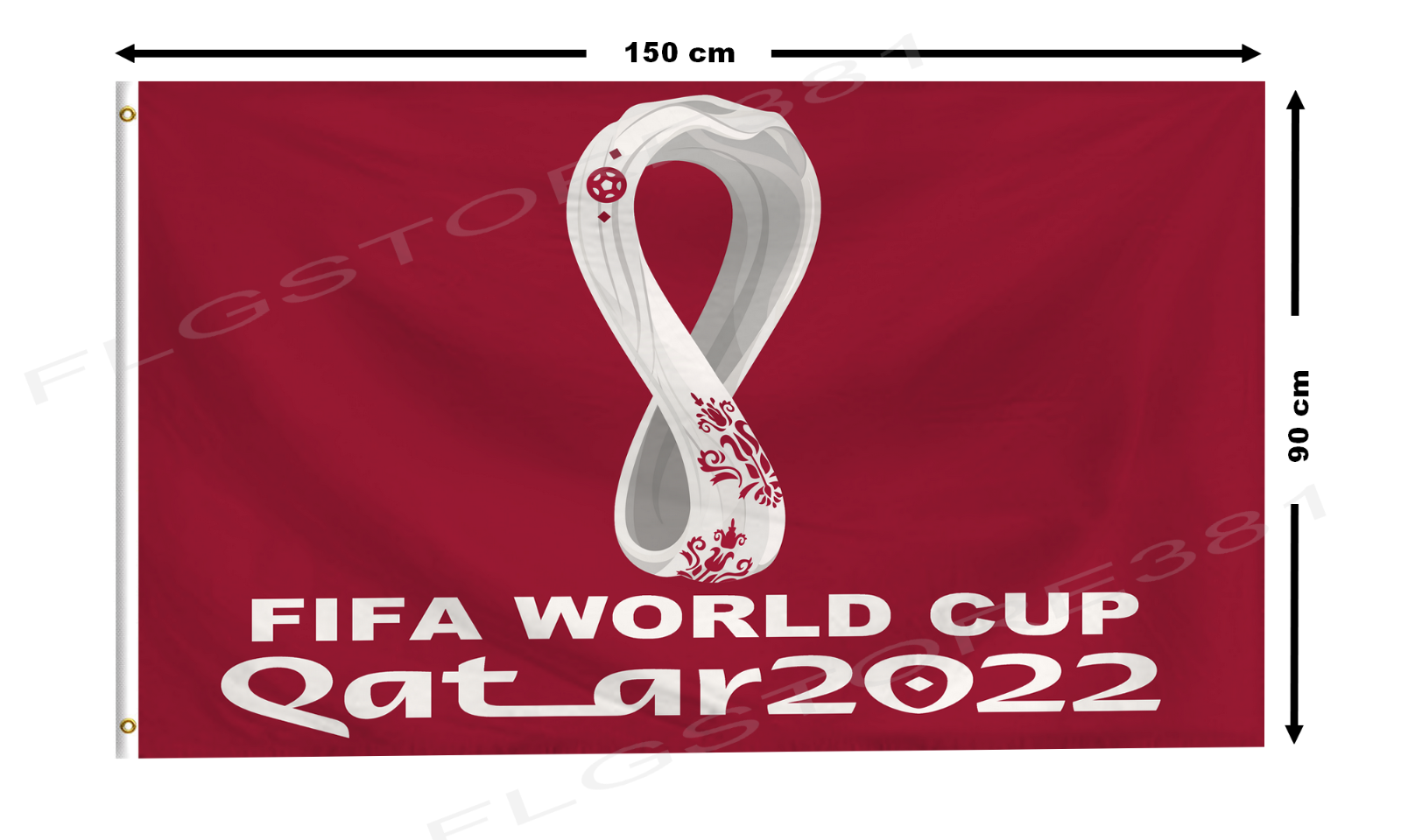Fifa World Cup 2022 Flag Banner 3X5 ft Qatar 2022 Flag Soccer Teams ...