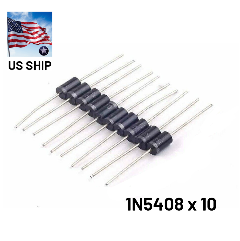 1N5408 IN5408 (10 pcs) 3A 1000V Rectifier Diode - US Ship | eBay