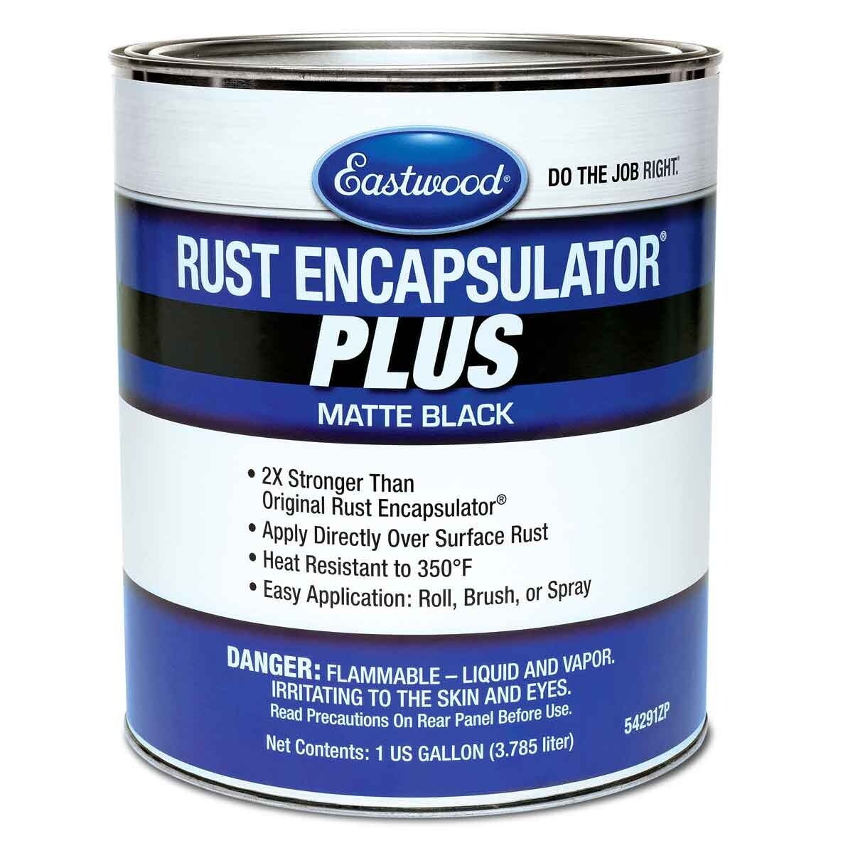 Eastwood Matte Black Rust Encapsulator Plus 1 Gallon Long Lasting Heat ...