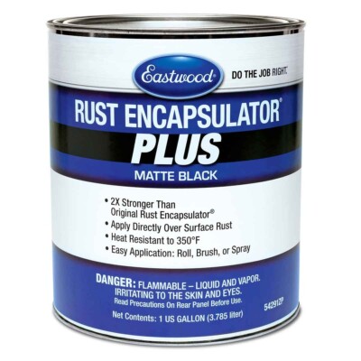 Eastwood Matte Black Rust Encapsulator Plus 1 Gallon Long Lasting Heat ...