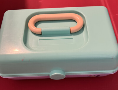 Vintage Caboodles Mint Green & Purple With Twist Out Trays ~ Preowned ...
