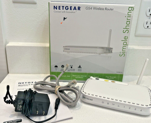 Netgear Wireless-G Router G54 Wireless WGR614 54 Speed Parental ...