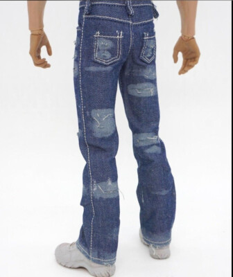 1/6 scale action figure Destroyed Jeans 12" Action Figure Body ...