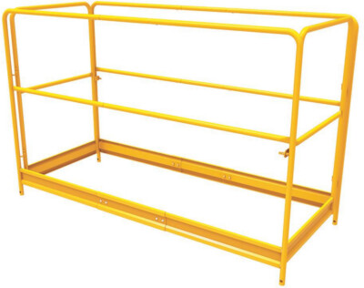 Scaffold Guardrail System 6 ft. x 2.5 ft. x 3.4 ft. 1000 lb. Capacity ...