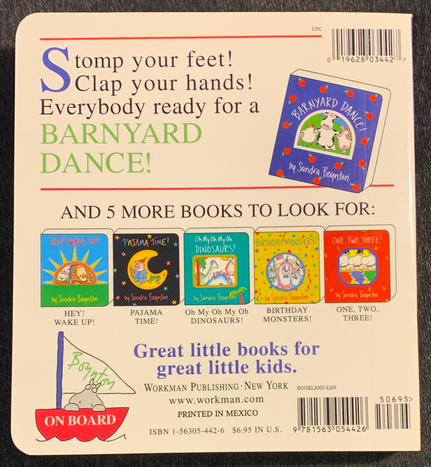 Boynton on Board Ser.: Barnyard Dance! by Sandra Boynton (1993 ...