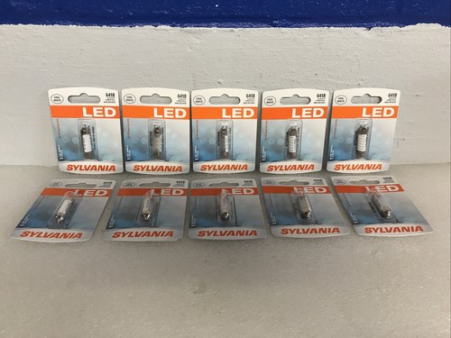 Sylvania Premium LED 6418 Cool White 6000K Replacement Bulbs Lot Of 10 ...