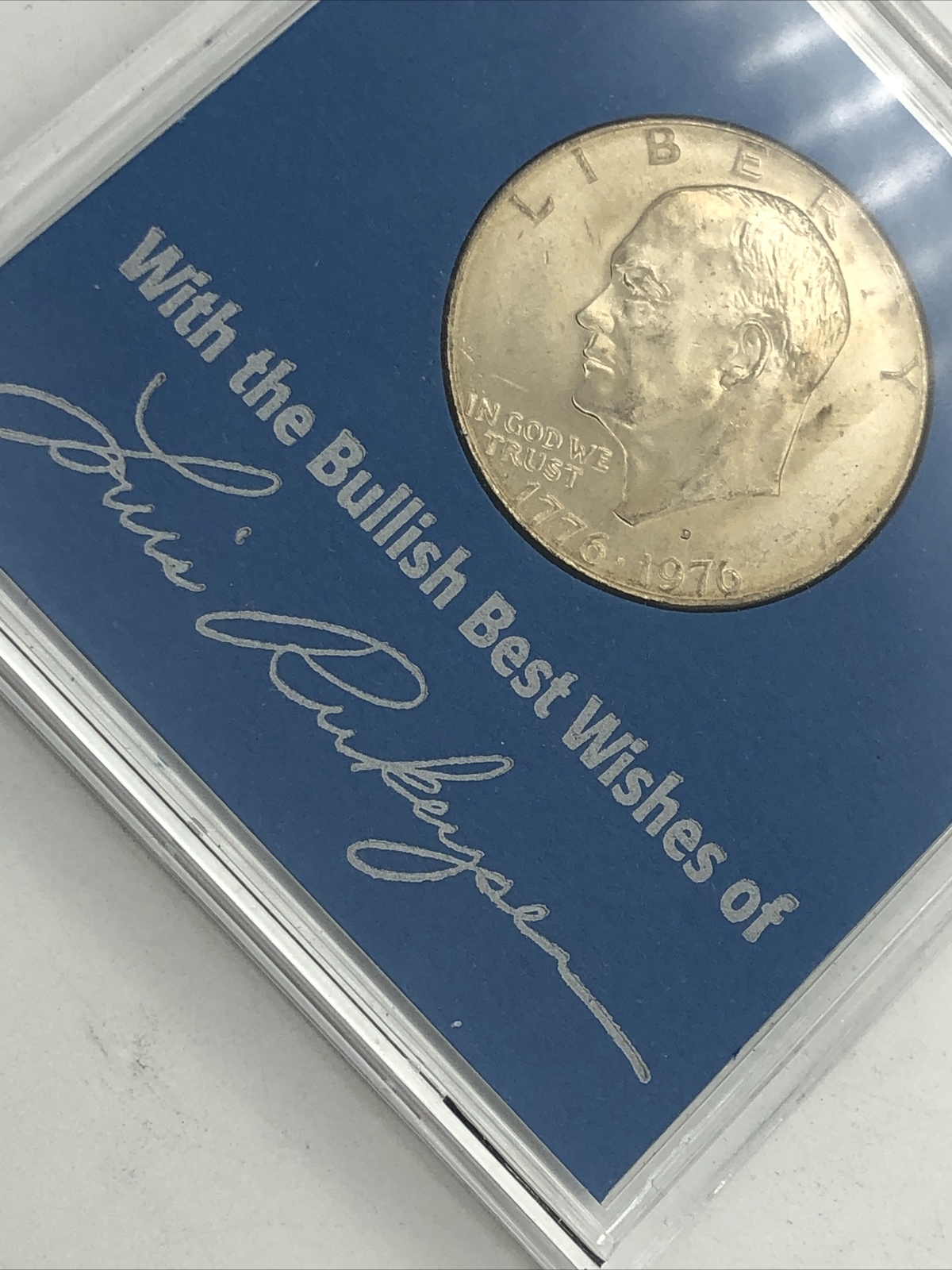 1776~1976 Bicentennial Eisenhower Ike Dollar Type 2 Coin Excellent Luis ...