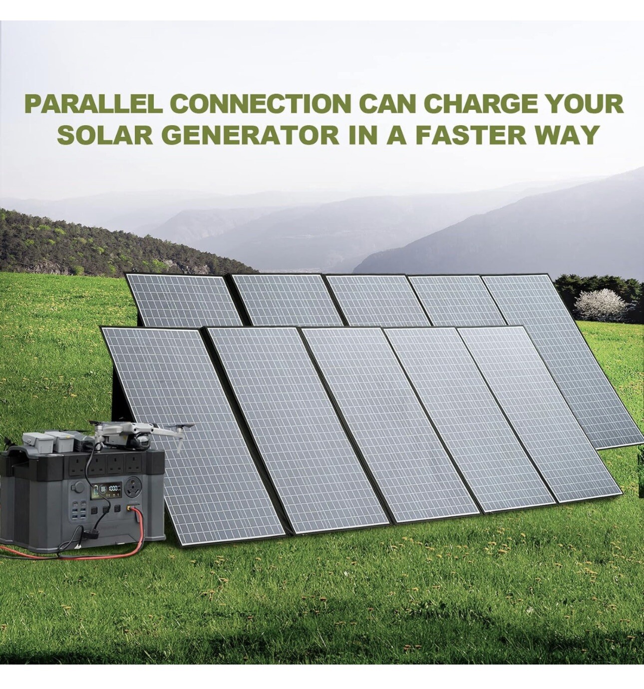 Foldable Solar Panel ALLPOWERS 400W | Grelly UK
