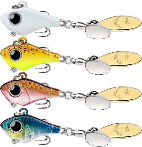 TRUSCEND Wide Search Cover VIBE Tail Spinner, Easy Catch A1-2.4"-3/8oz ...