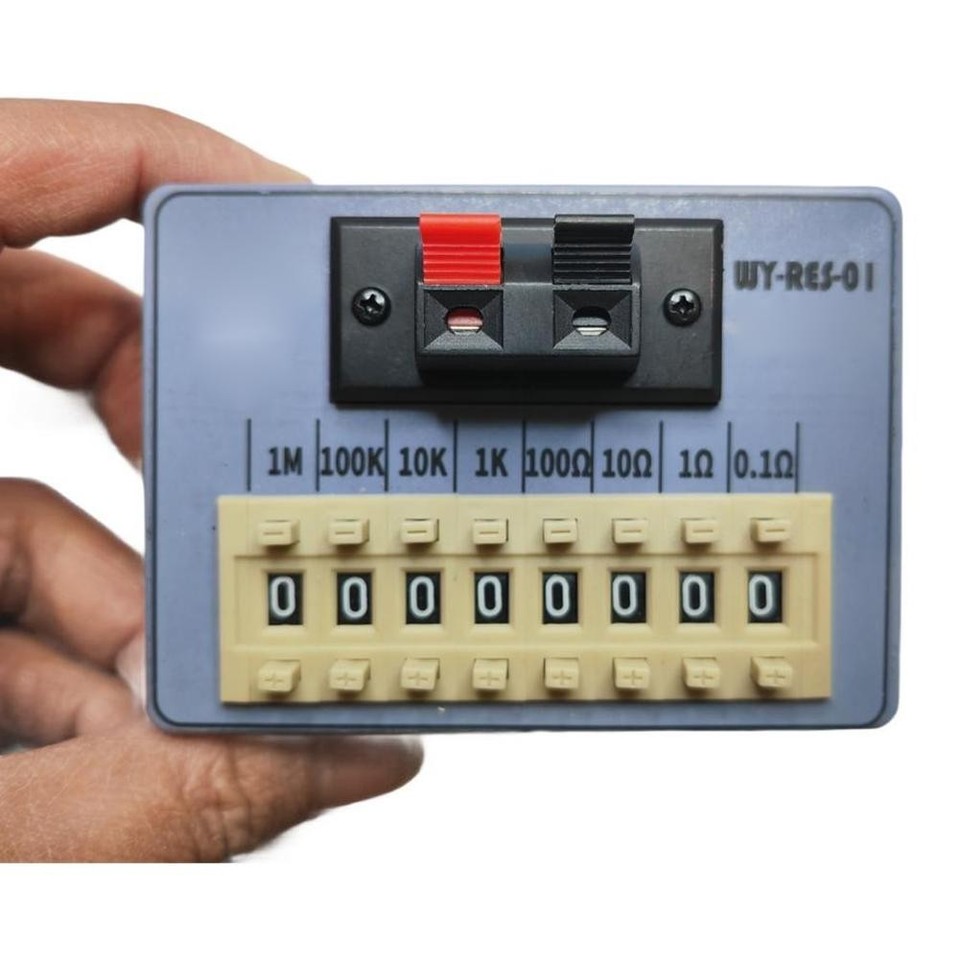 Adjustable WY RES 01 Resistance Box with 0 to 9999999 9 Ohm Range for ...