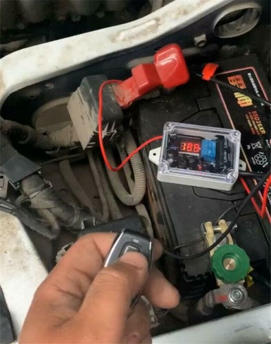 12V Car Battery Cut Off Master Kill Switch Voltmeter Prevent AMP Drain ...
