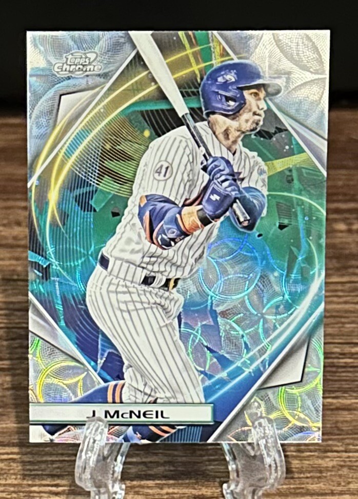 2022 Topps Cosmic Chrome 33 Jeff McNeil Nucleus Refractor. New York ...