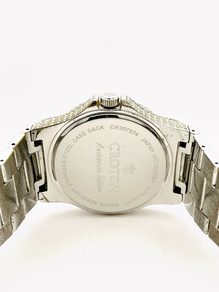 Men’s Croton Watch Anniversary Edition 44mm Crystal - New Battery | eBay