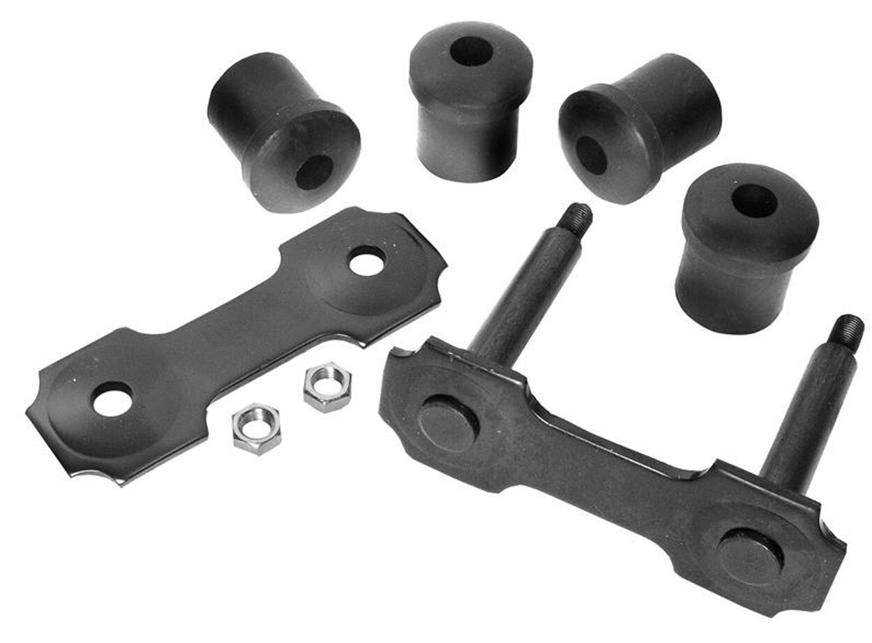 New! 1965-1973 Ford Mustang Rear Leaf Spring shackle Kit Pair both left ...