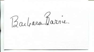 barney miller BARBARA BARRIE signed AUTOGRAPH 3860 | eBay