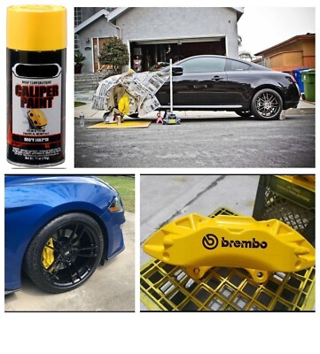 Ceramic Yellow Spray High Temp Coating Engine Caliper Brake Rotor ...