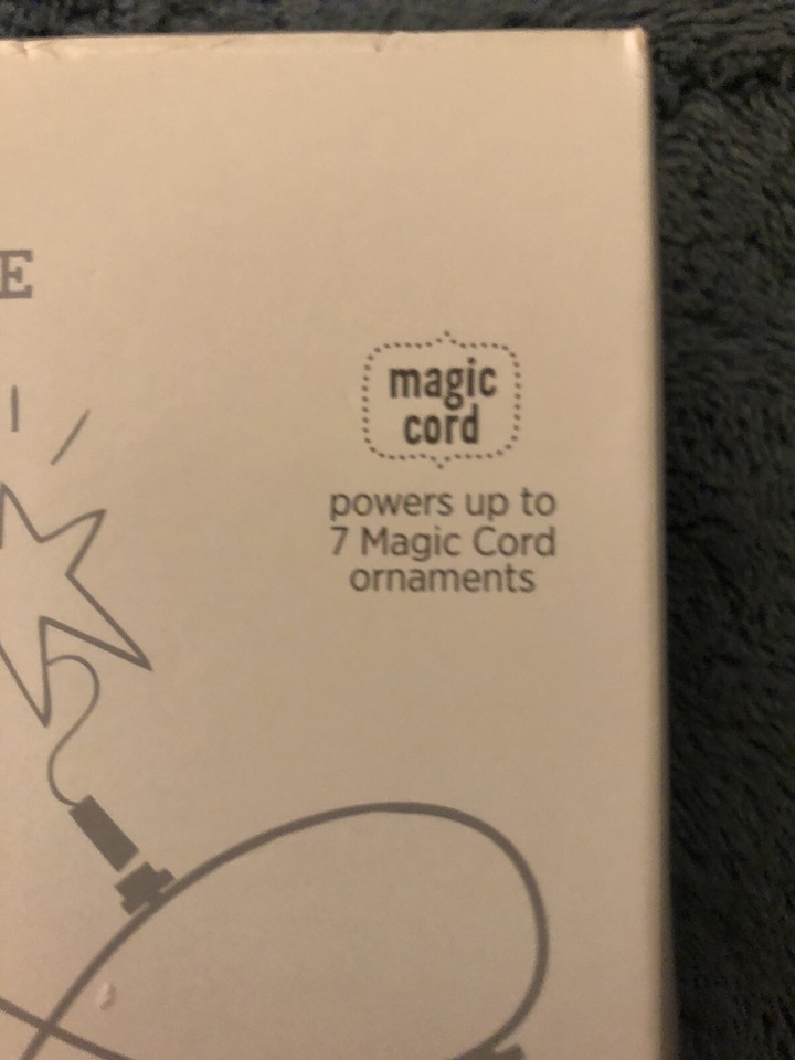 Hallmark Keepsake Ornament Christmas Magic Cord For Lights Sound Motion ...