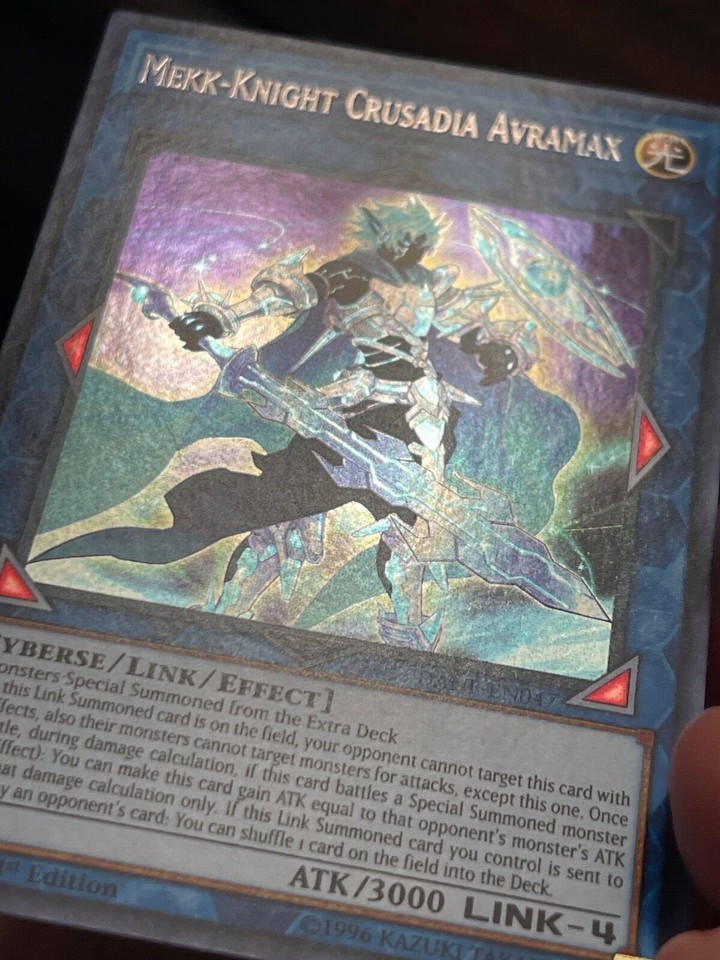 Yu-Gi-Oh! TCG Mekk-Knight Crusadia Avramax Dark Neostorm DANE-EN047 1st ...