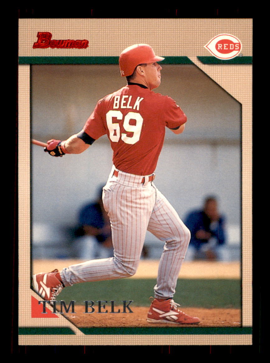 1996 Baseball Bowman Tim Belk Cincinnati Reds #366 3 | eBay