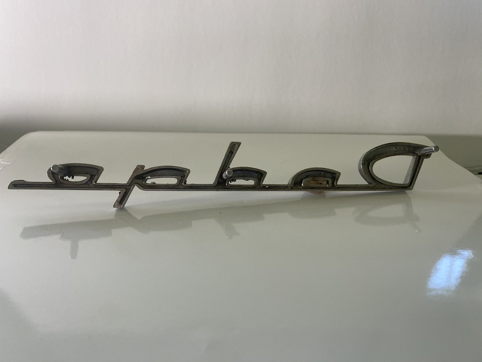 Vintage Dodge Trunk Emblem Unique and RARE Side Panel Metal Name ...