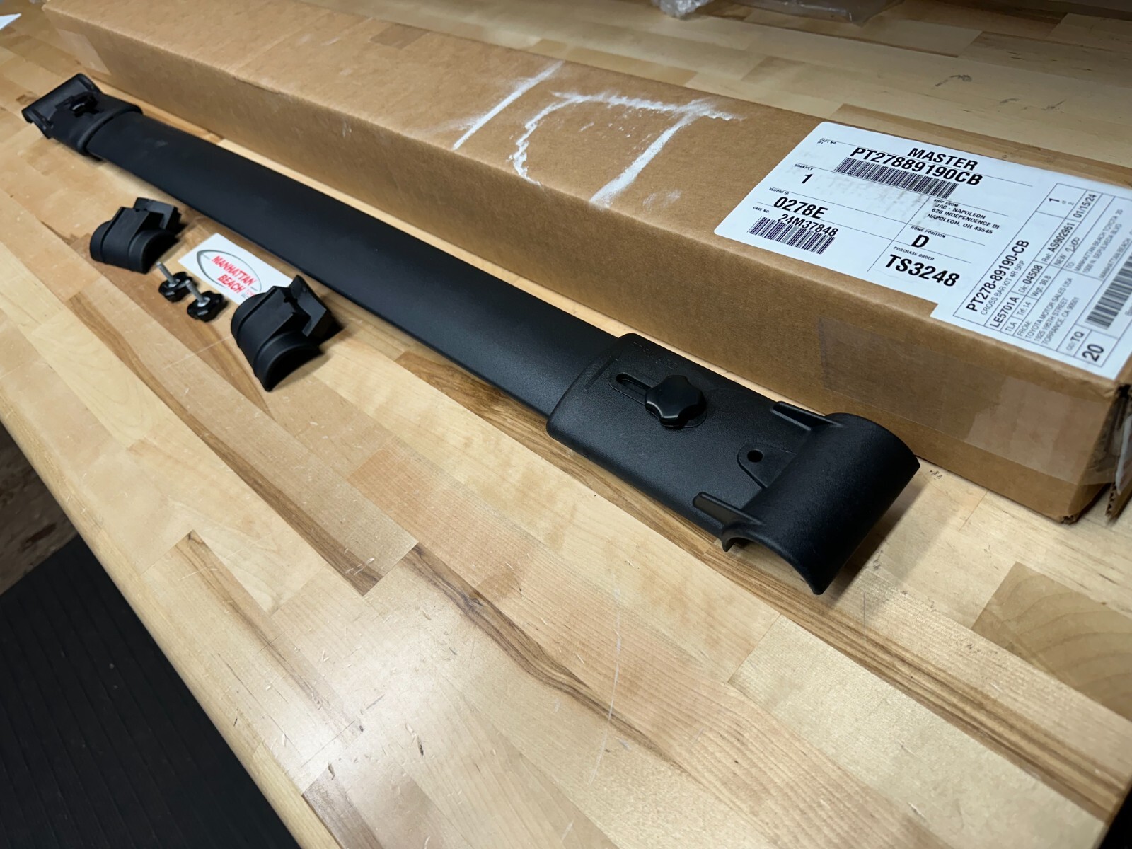 19-24 TRD PRO 4RUNNER ROOF RACK CROSS BAR UPPER OR LOWER PT278-89190-CB ...