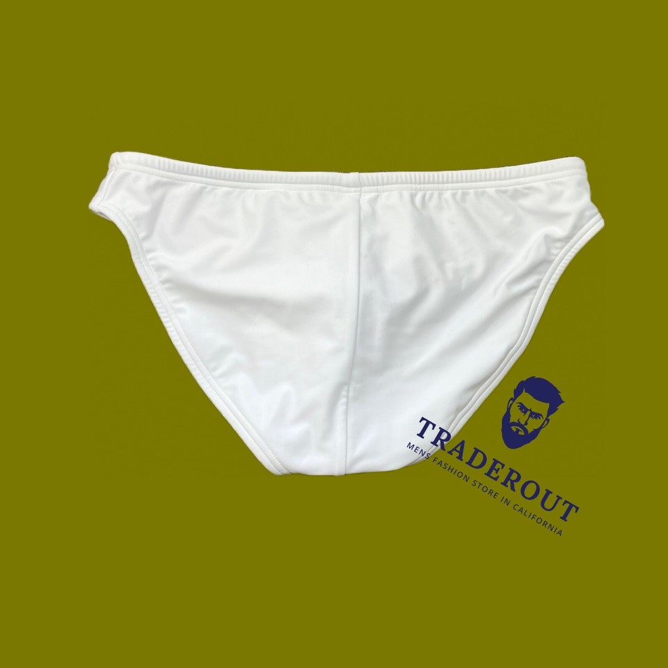Speedo Men White solar swim brief bikini Swimwear size 30 32 34 36 38 ...