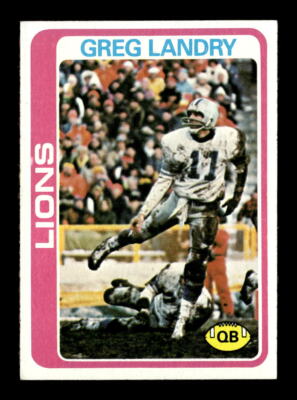 1978 Topps #316 Greg Landry Detroit Lions EX-MT Football Card *H854 | eBay