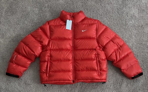 RARE Nike x NOCTA Drake Sunset Red Puffer Jacket DO2783-657 Mens Size ...