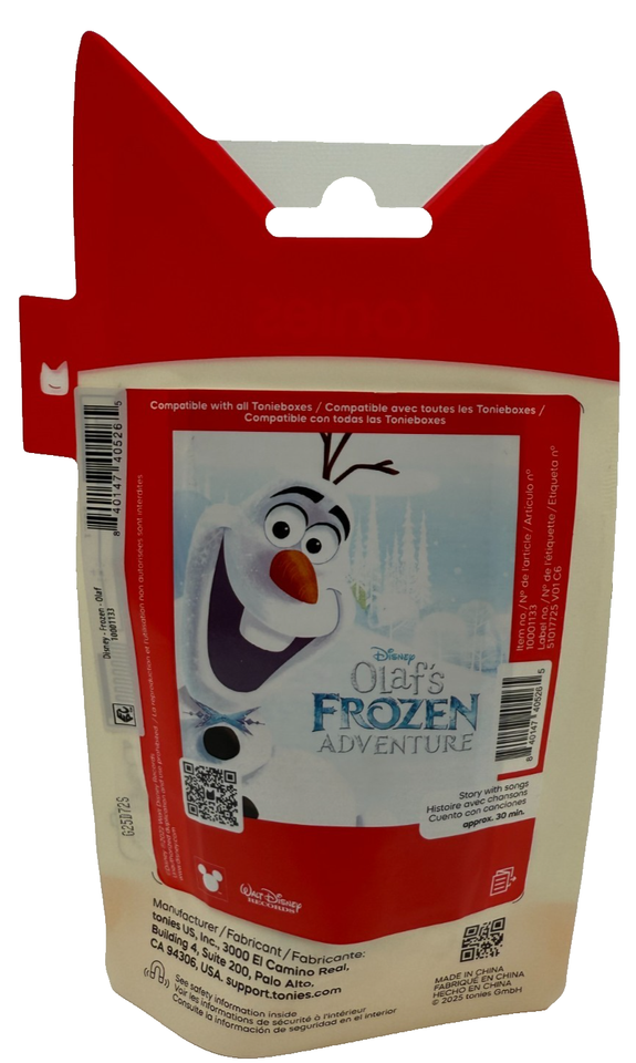New! Tonies Disney Frozen Olaf Audio Play Figurine Character | eBay