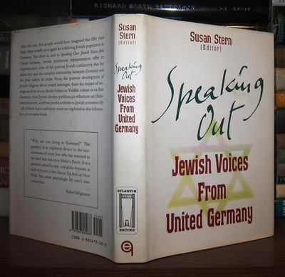 Stern, Susan SPEAKING OUT Jewish Voices from United Germany 1st Edition ...