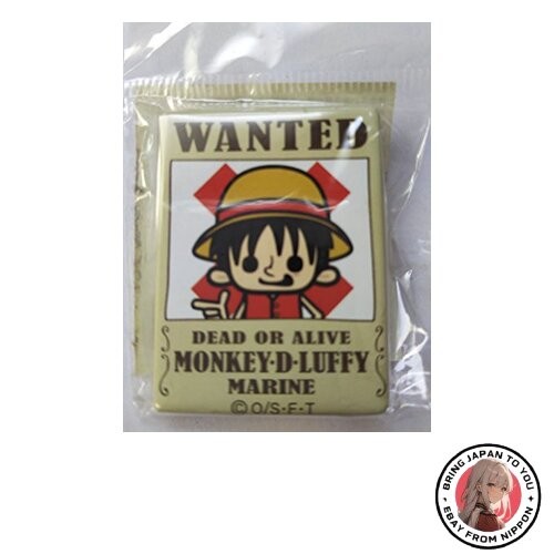 New One Piece Panson Works Can Badge Wanted Poster Luffy | eBay
