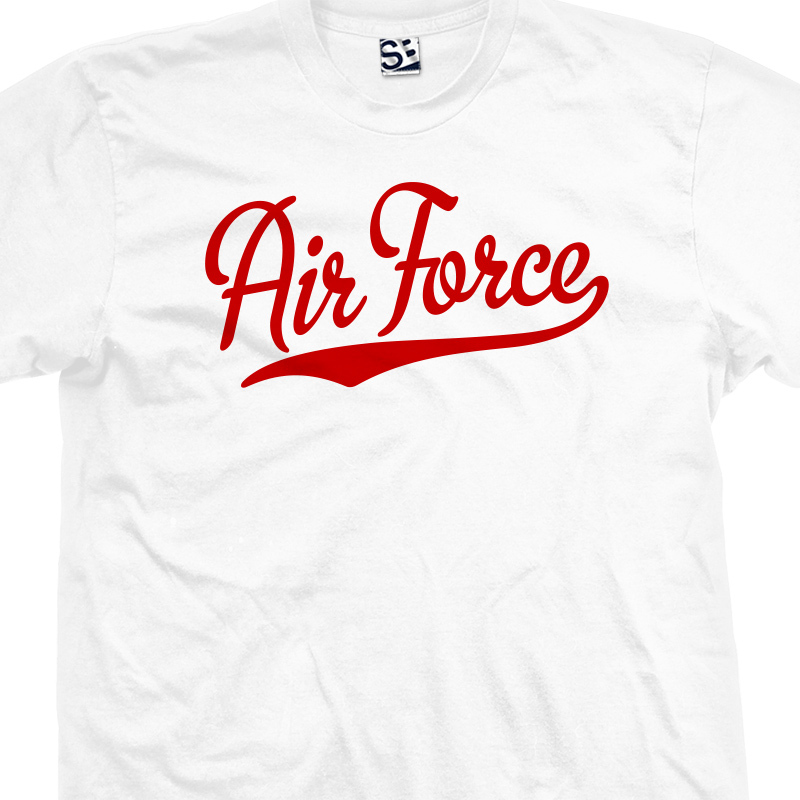 Air Force Script Tail Shirt | USA US Military Academy Unisex | eBay