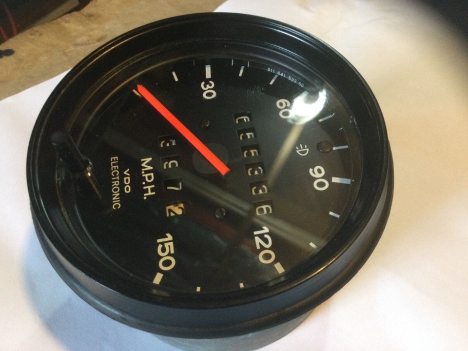 Porsche 911SC, VDO Electronic 150 MPH, Speedometer, 911 741 533 00 ...