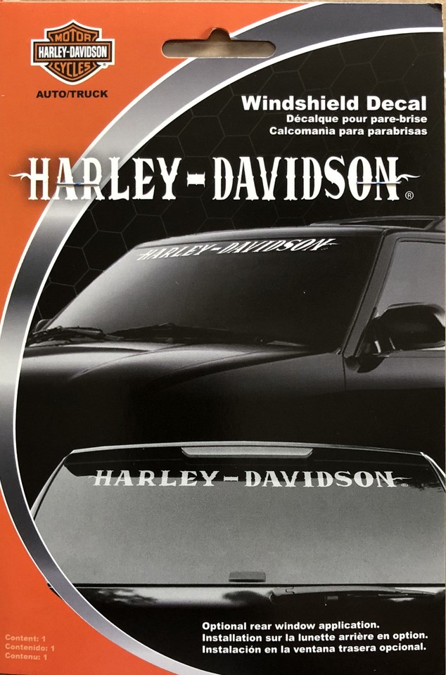 Harley-Davidson Rear Window Decal Sticker Windshield NEW | eBay