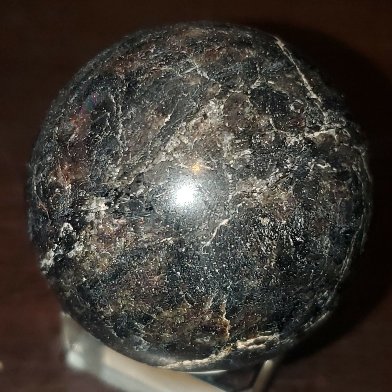 Astrophyllite Arfvedsonite Firework Garnet Crystal Sphere Ball Orb 43 ...