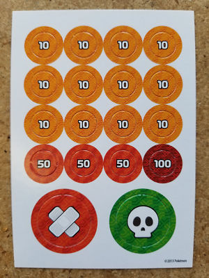 10x Nintendo Pokemon Trading Card Game TCG Damage Counters - NEW (Set ...