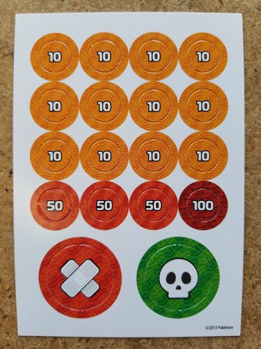 10x Nintendo Pokemon Trading Card Game TCG Damage Counters - NEW (Set ...