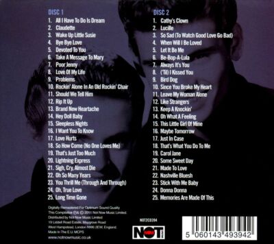 THE EVERLY BROTHERS - THE ESSENTIAL EVERLY BROTHERS [NOT NOW] NEW CD ...