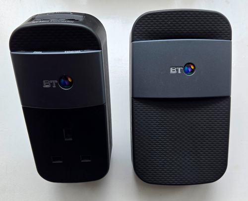 BT 086022 Mini Hub Kit 5GHz WiFi & 1Gbps Ethernet Powerline Adapters ...